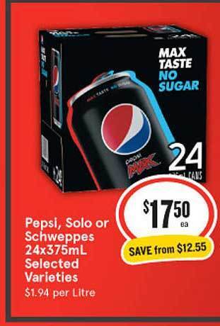 All Pepsi specials - Find and view the cheapest Pepsi offer!