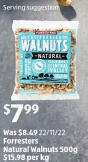 Aldi walnuts store