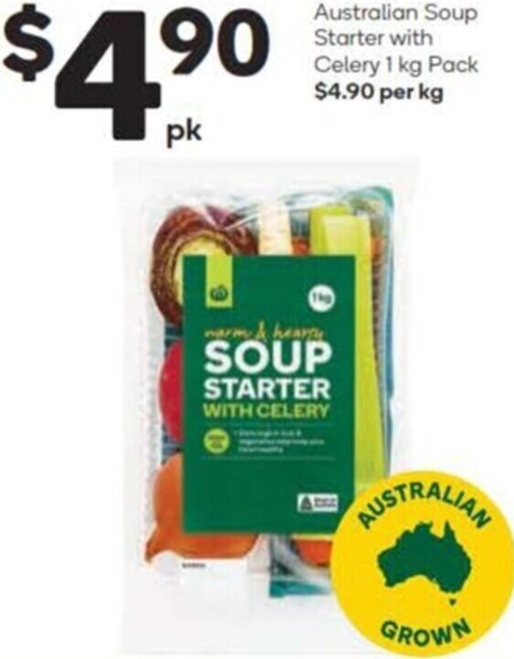 Australian Soup Starter With Celery 1 Kg Pack Offer At Woolworths