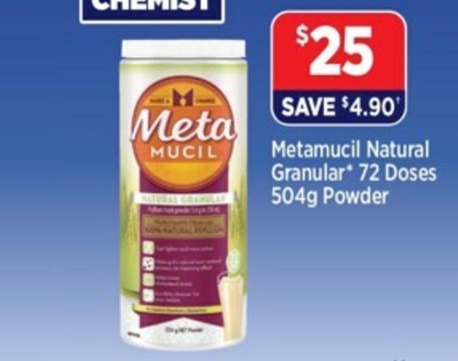 Metamucil specials Star Discount Chemist – May 2025