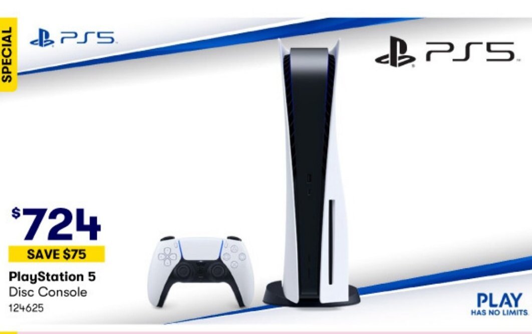 Playstation 5 Disc Console Offer At Big W