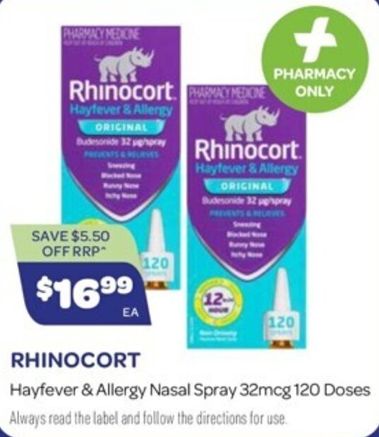 Rhinocort Hayfever Allergy Extra Strength Nasal Spray