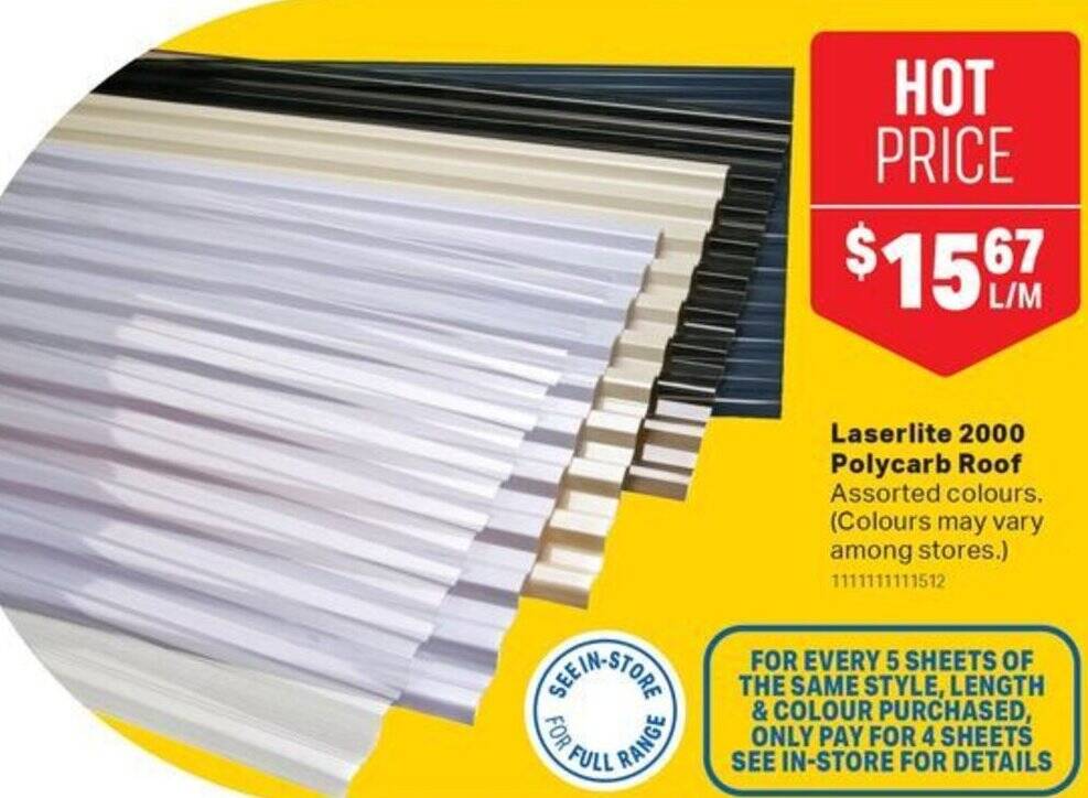 Laserlite specials Mitre 10 – May 2025