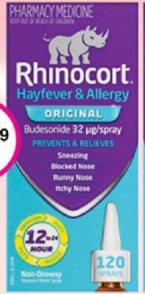 Rhinocort Hayfever Allergy Extra Strength Nasal Spray