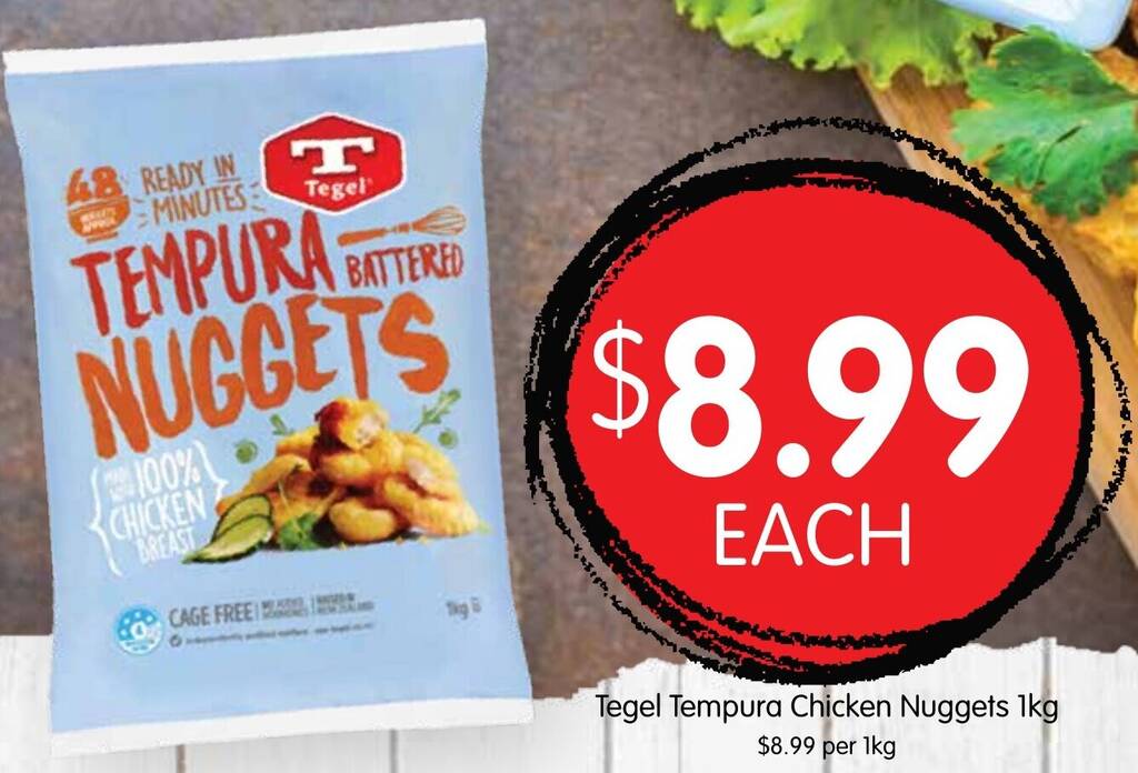 Tegel Tempura specials Spudshed – May 2025