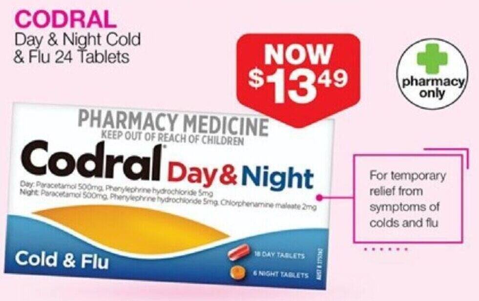 Day & Night Cold & Flu 24 Tablets offer at Priceline