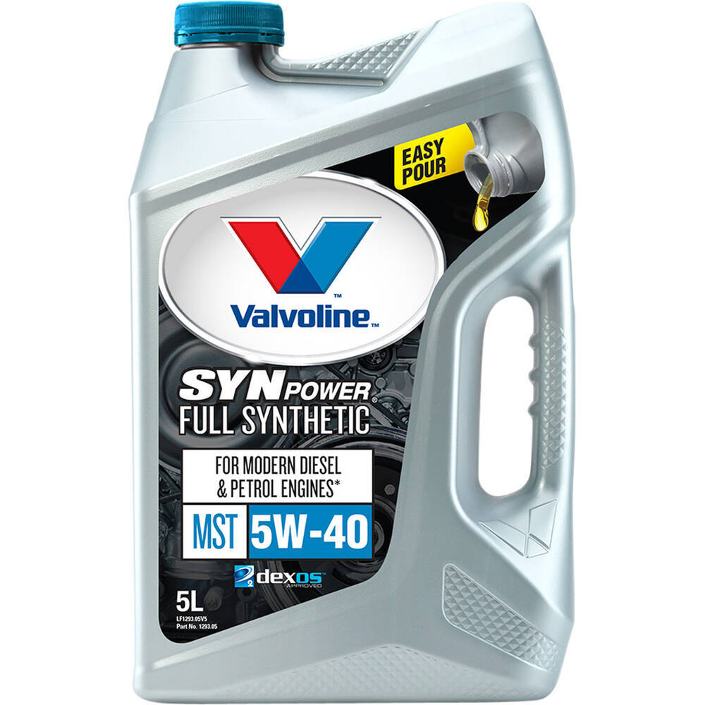 Valvoline Synpower MST Engine Oil - 5W-40 5 Litre offer at SuperCheap Auto