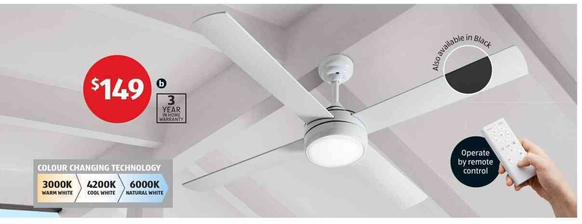 Led Ceiling Fan With Remote Aldi | Shelly Lighting