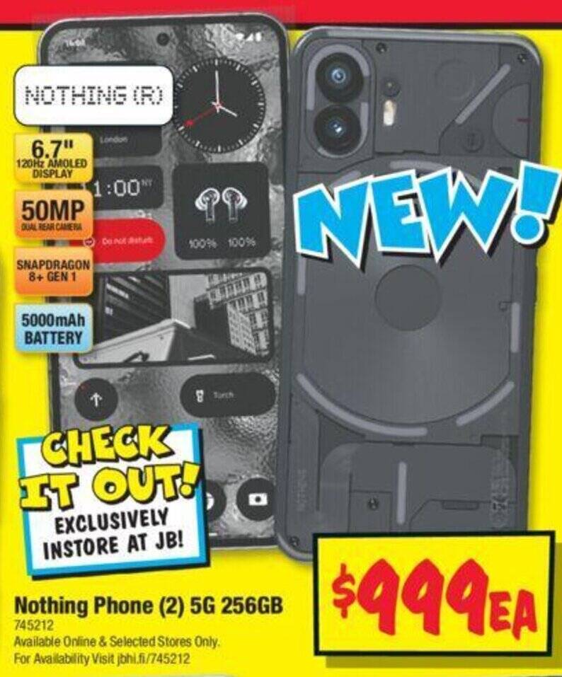 Phone specials JB Hi-Fi – Apr 2025