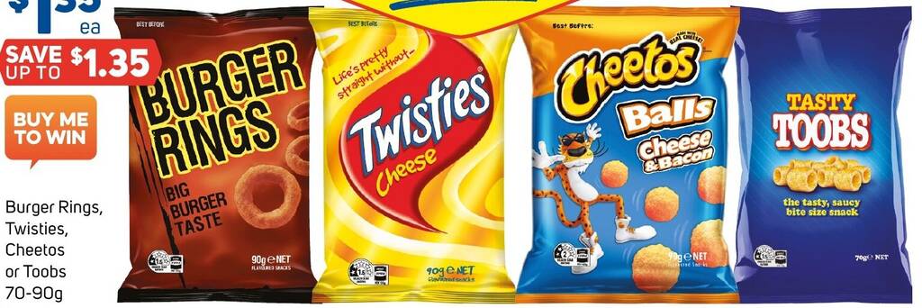 Burger Rings specials Foodland – Apr 2025