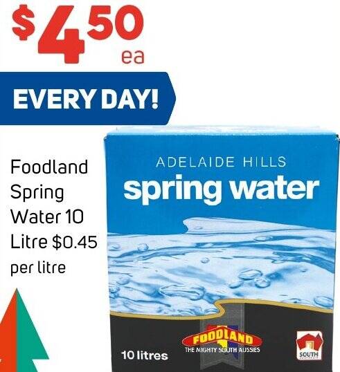 Water specials Foodland – May 2025
