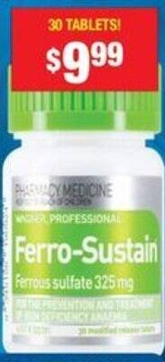 Ferro-Sustain Ferrous sulfate 325 mg offer at My Chemist