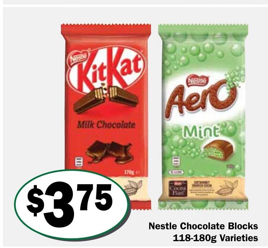 Nestlē specials Friendly Grocer – Aug 2025