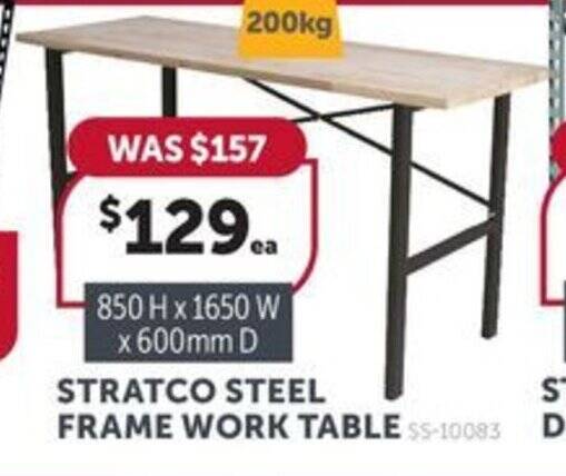 Table specials Stratco – Apr 2025