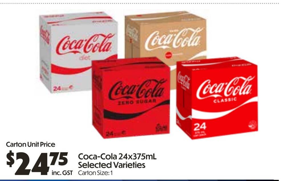 Coca-cola specials - Find and view the cheapest Coca-cola offer!
