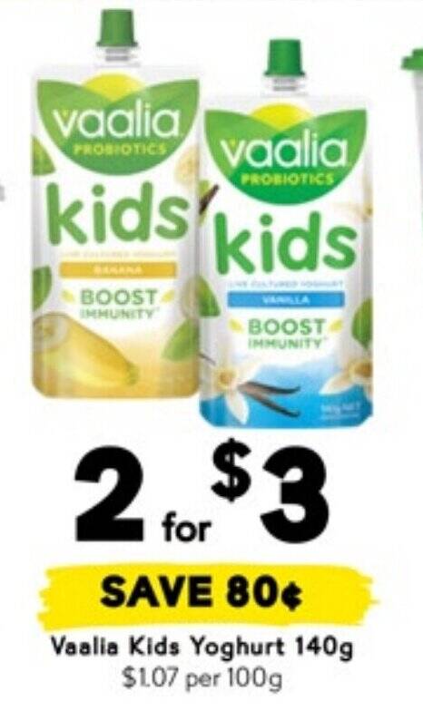 vaalia kids specials Drakes – Apr 2025