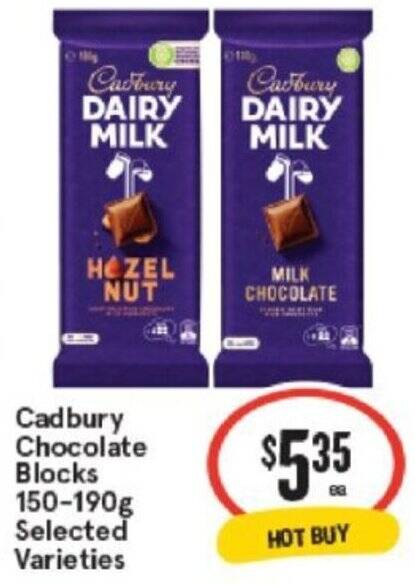 Cadbury specials IGA Xpress – May 2025