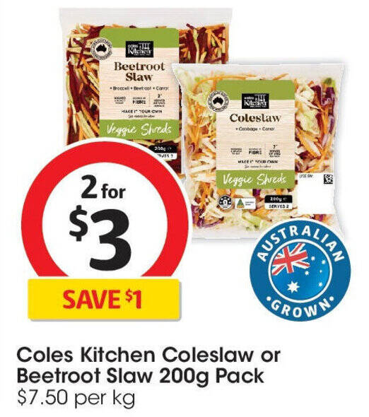 Kitchen specials Coles – Apr 2025
