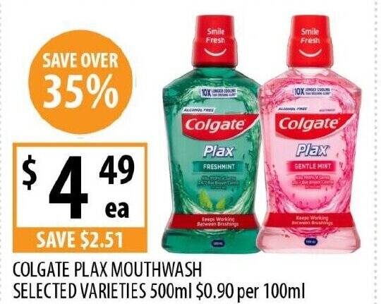 Colgate specials Supabarn – May 2025