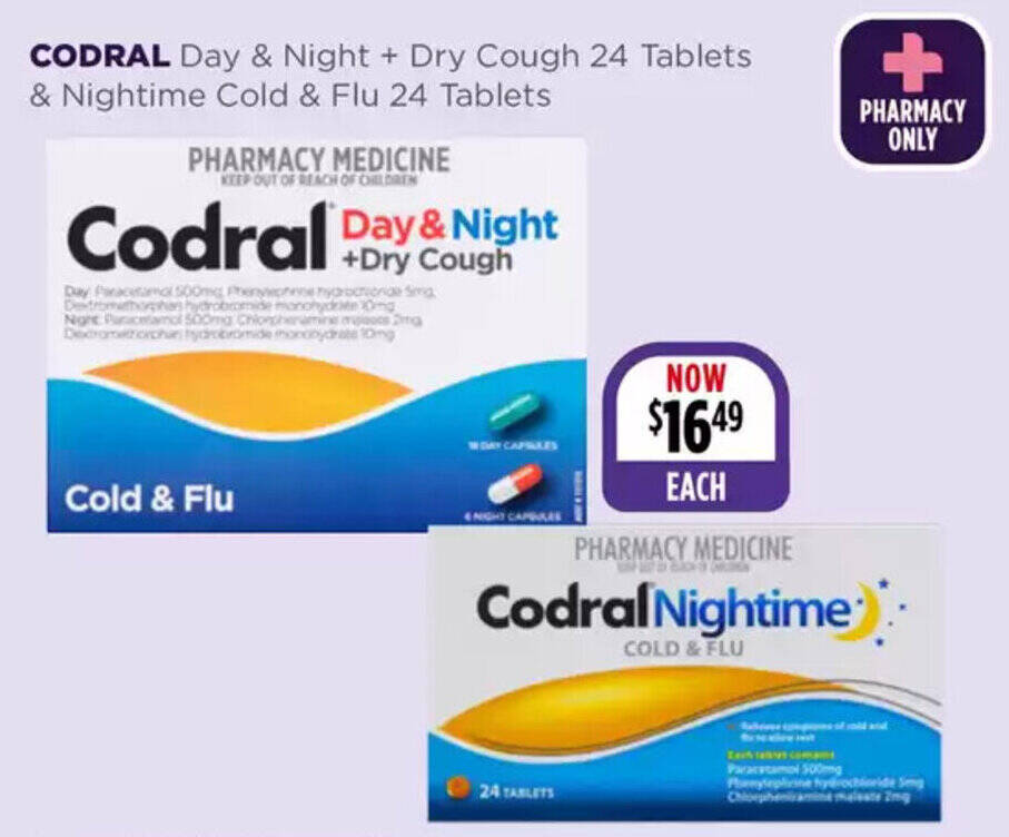 Codral specials Wizard Pharmacy – May 2025