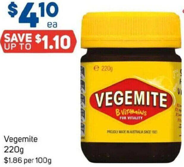 Vegemite specials - Find and view the cheapest Vegemite on special this ...
