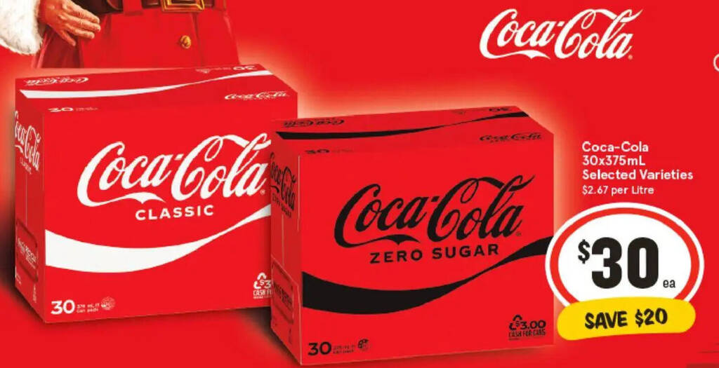 Coca-cola specials IGA – Nov 2025