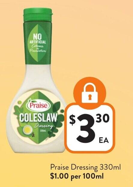 Praise specials Foodworks – Nov 2025