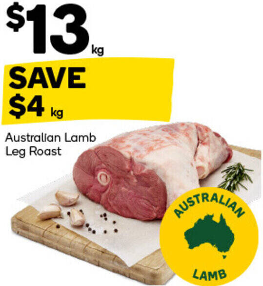 Lamb specials Woolworths – Dec 2025