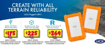 Lacie rugged usb-c offer at JB Hi-Fi