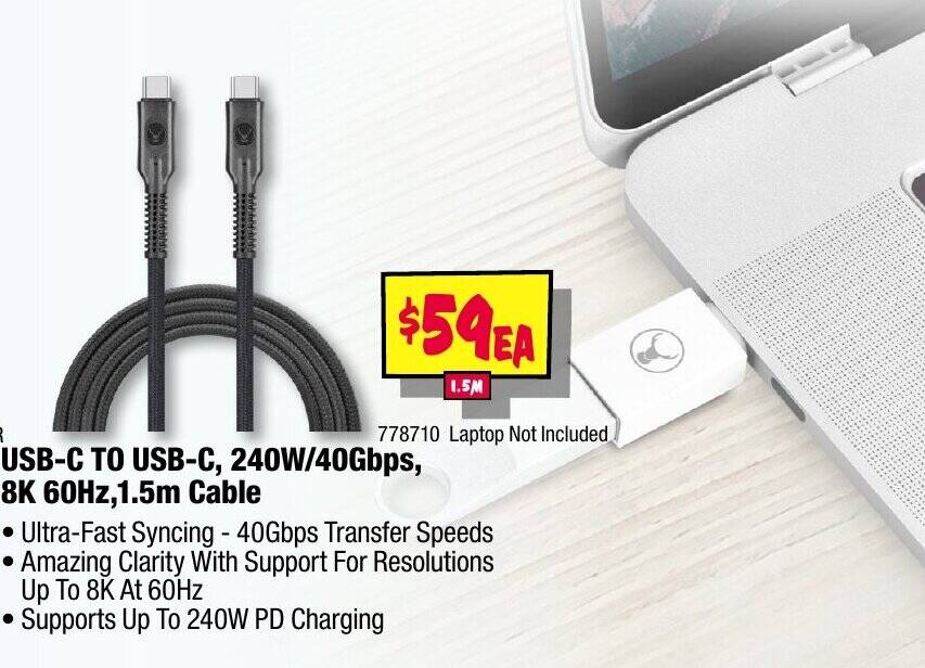 Usb-c to usb-c offer at JB Hi-Fi