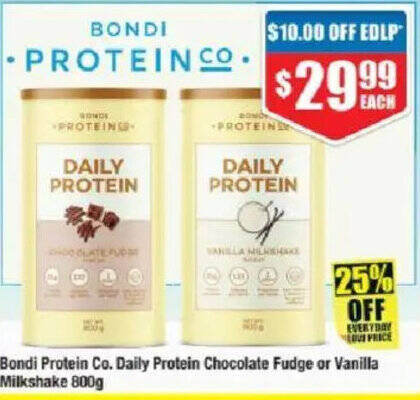 Bondi Protein Co. specials Chemist Warehouse – Feb 2026