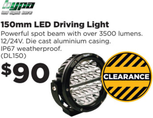 150mm LED Driving Light offer at Repco