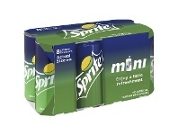 Coca Cola Sprite Mini Cans 200mL 8 Pack offer at Officeworks
