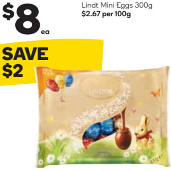 Lindt Mini Eggs 300g Offer At Woolworths