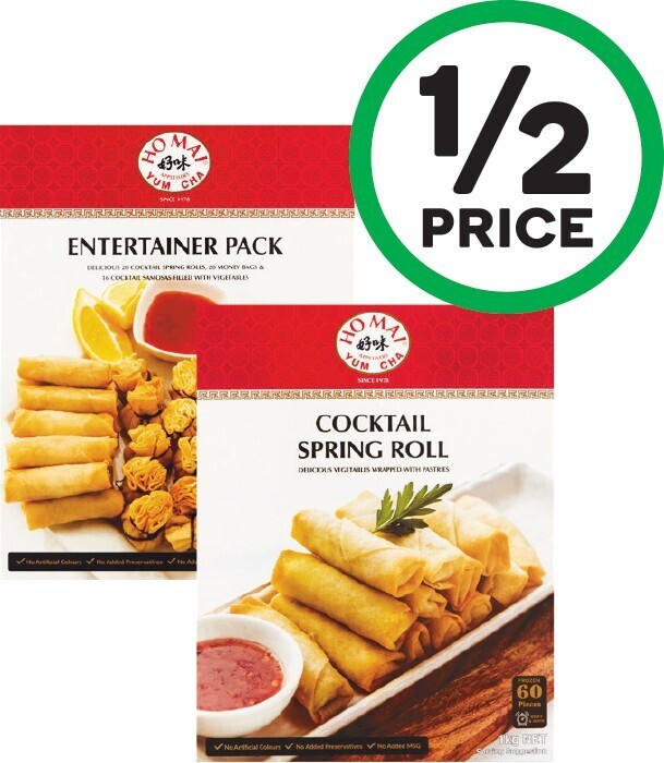 Ho Mai Cocktail Spring Rolls or Entertainer Pack 1 kg offer at Woolworths