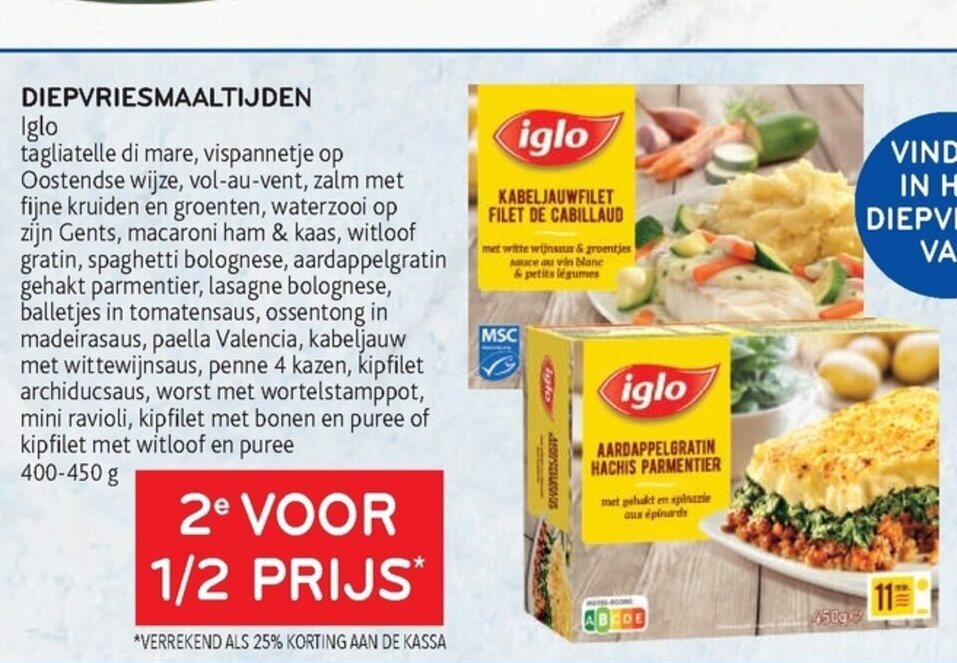 Iglo promotie Alvo – mei 2025