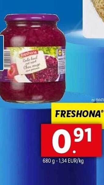 Freshona promotie bij Lidl