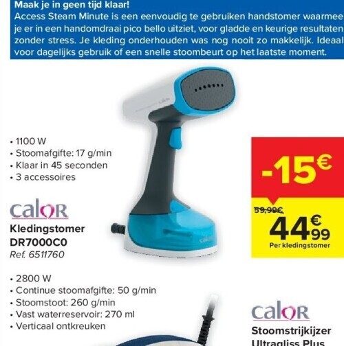 Kledingstomer dr7000c0 promotie bij Carrefour