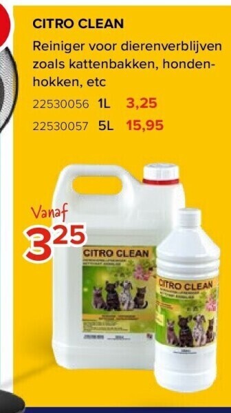 Citro clean 1l promotie bij Euroshop