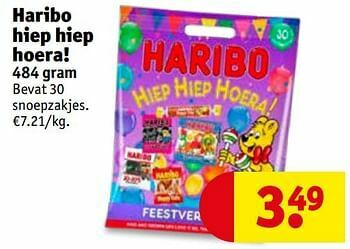 Haribo hiep hiep hoera promotie bij Kruidvat