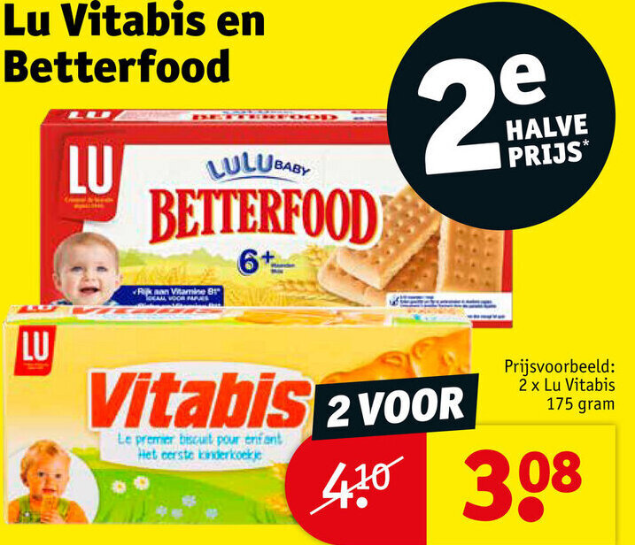 Lu Vitabis en Betterfood promotie bij Kruidvat