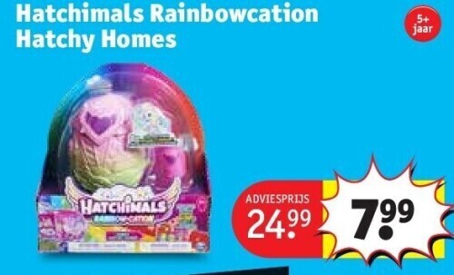 Hatchimals rainbowcation hatchy homes promotie bij Kruidvat