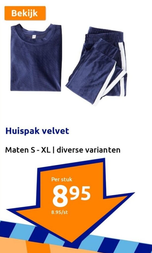 Huispak velvet promotie bij Action