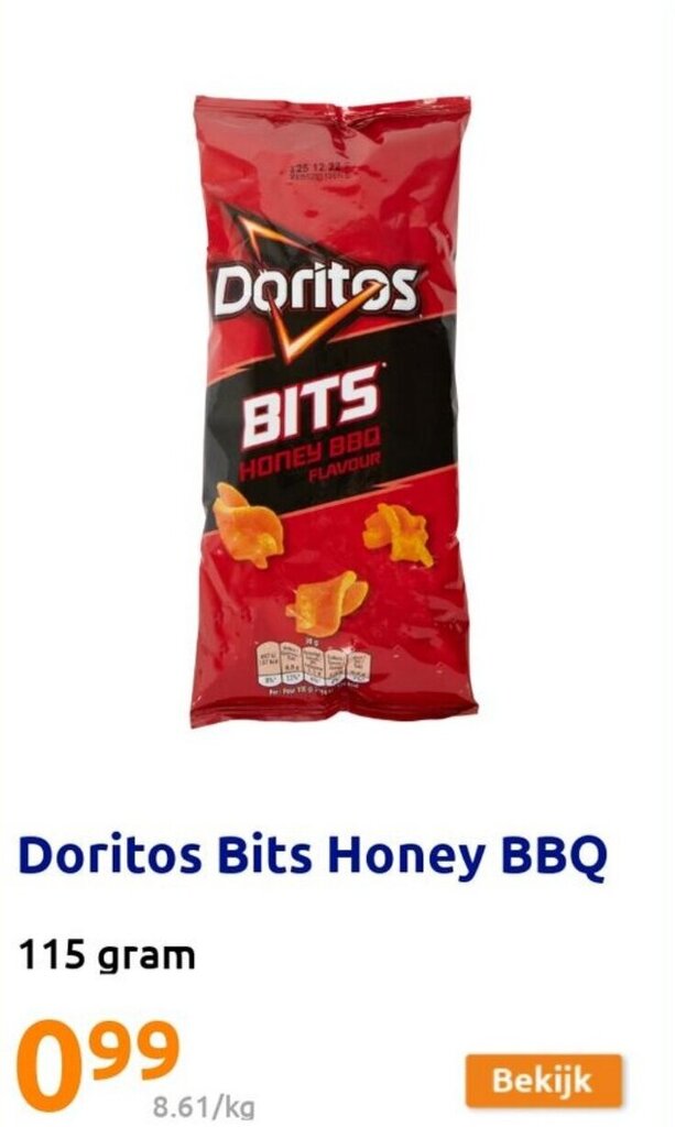Doritos Bits Honey BBQ 115 gram promotie bij Action