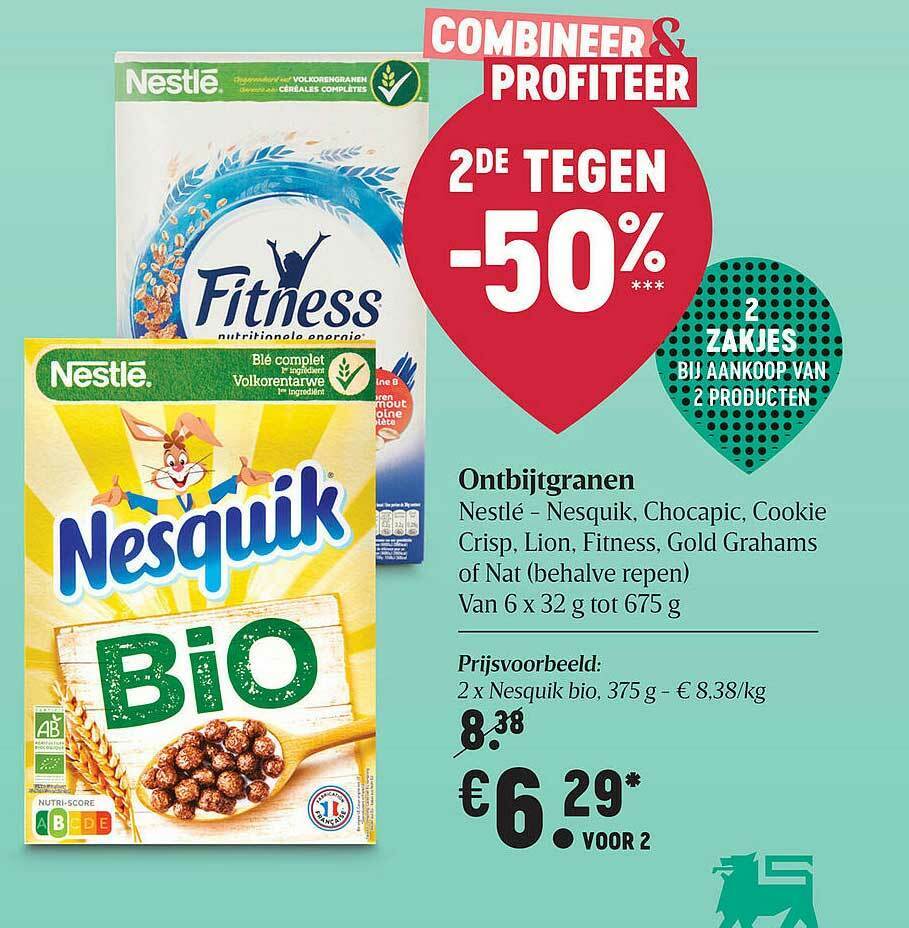 Ontbijtgranen Nestlé - Nesquik, Chocapic, Cooke Crisp. promotie bij ...