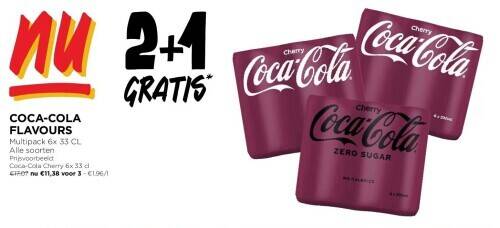 Coca-cola flavours promotie bij Jumbo