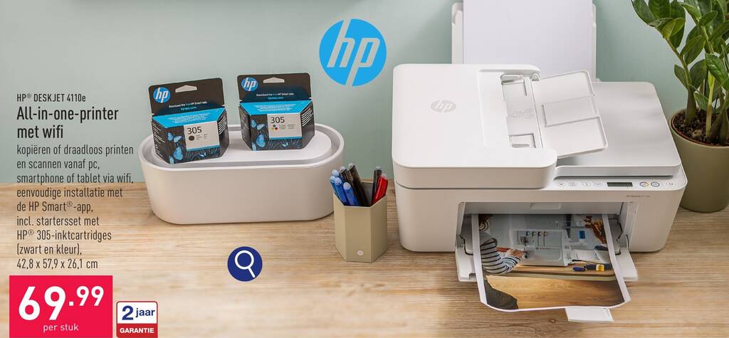 HP All-in-one-printer met wifi promotie bij ALDI