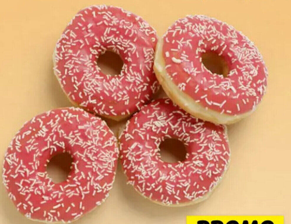Pinky donut promotie bij Lidl