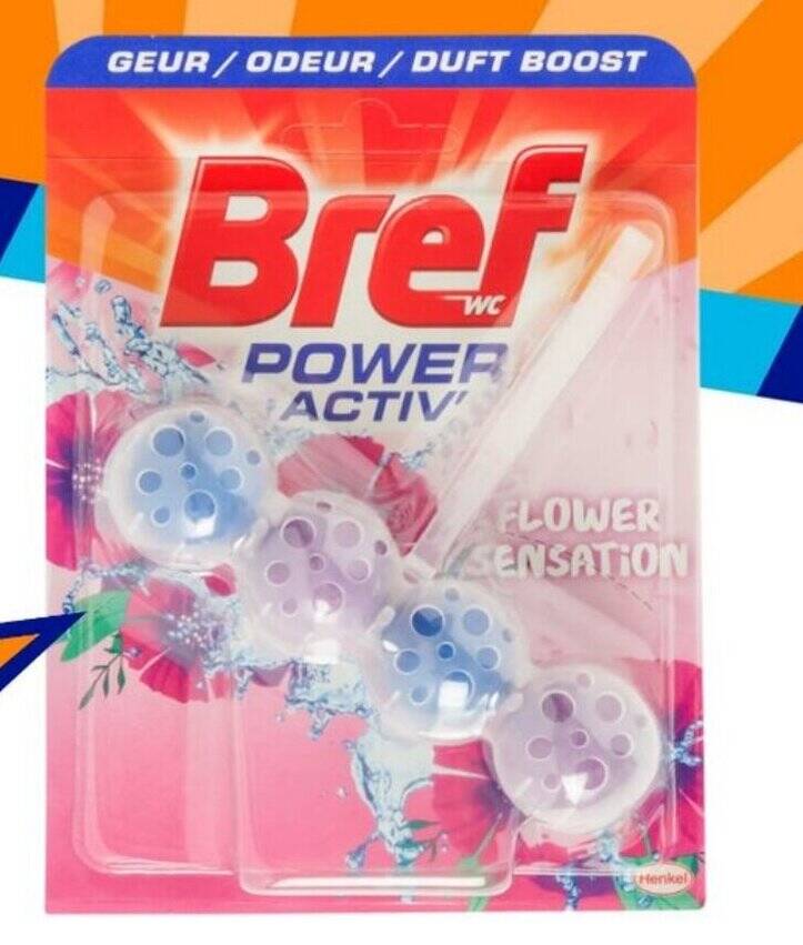 Bref power activ toiletblok flowsoer sensation per stuk promotie bij Action