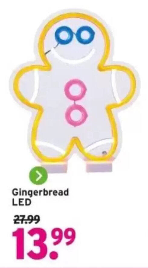 Gingerbread LED promotie bij GAMMA